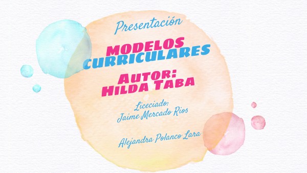 Presentación Hilda Taba