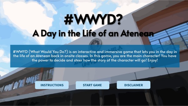 #WWYD? - A DAY IN THE LIFE OF AN ATENEAN