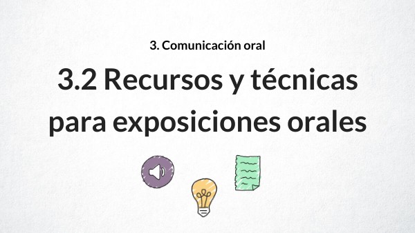 Recursos y técnicas para exposiciones oral | Genially