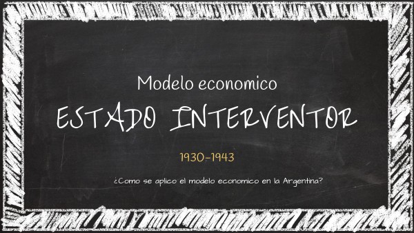 ESTADO INTERVENTOR | Genially