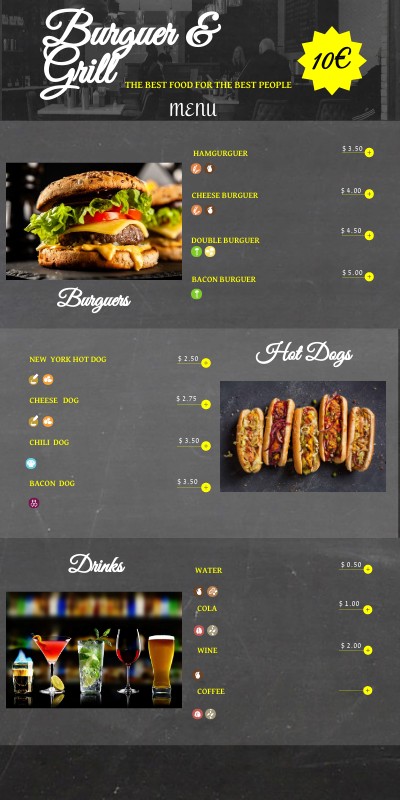 MENÚ DEL DÍA VERTICAL | Genially