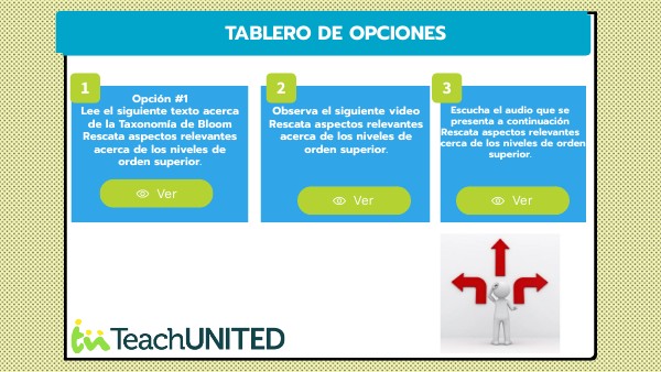 Tablero de opciones | Genially