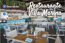 Servicio de Menú y a la Carta, con Servicio Americano