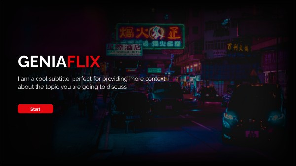 Geniaflix Presentation