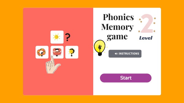 Memory game level 2