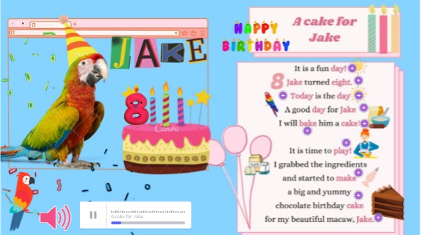 A cake for Jake | Genially