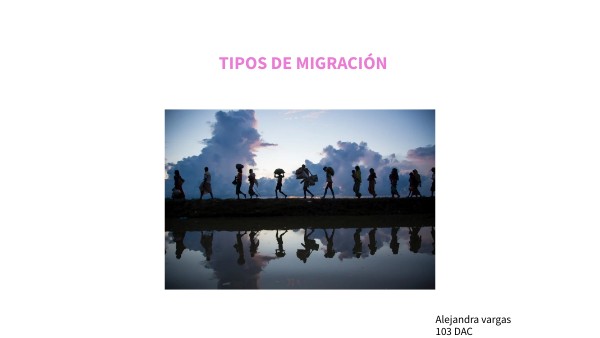 Tipos de migración | Genially
