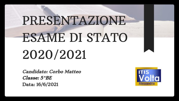 PRESENTAZIONE ESAME DI STATO | Genially