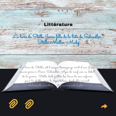 Littérature - Le livre de Stella - Stella Müller-Madej | Genially