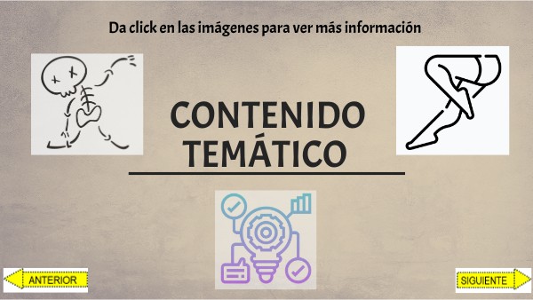 CONTENIDO TEMÁTICO