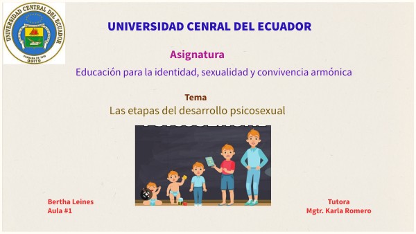 Etapas del desarrollo psicosexual | Genially