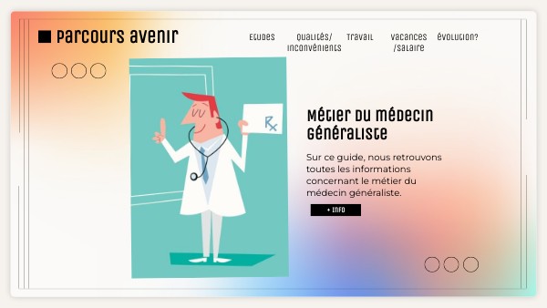 Diaporama Métier | Genially