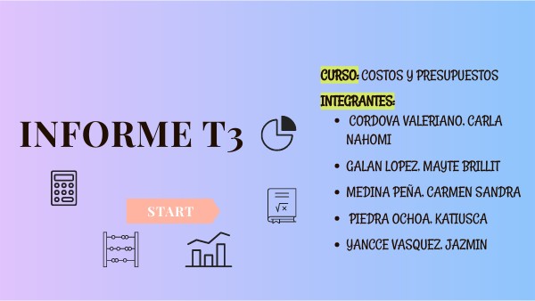 PRESENTACION T3 COSTOS | Genially