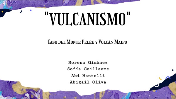 Monte Pelée y Volcan Maipo