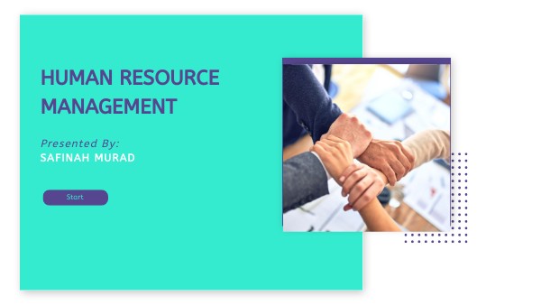 Human Resource Management | Genially