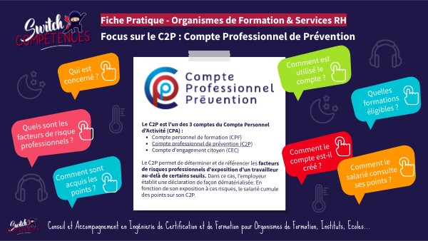 Le compte professionnel de prévention - C2P | Genially
