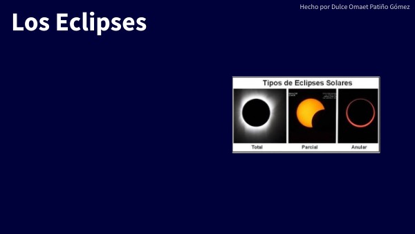 Los eclipses
