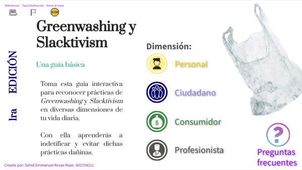 Greenwashing y slacktivism | Genially