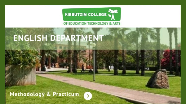 BEd - Methodology & Practicum