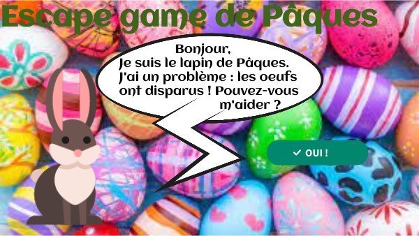 ESCAPE GAME DE PAQUES | Genially