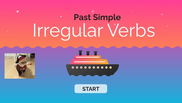 Irregular Verb Cruise Quiz | Genially