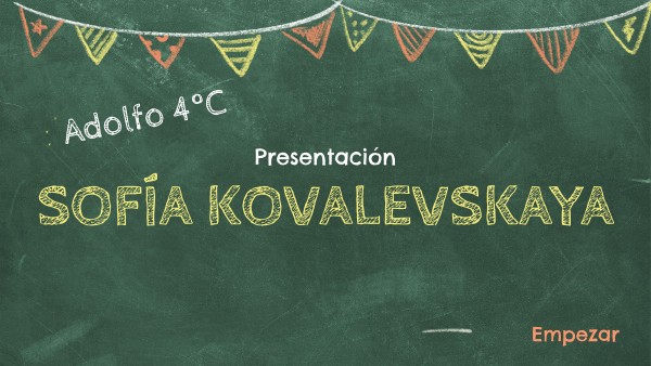 Sofía Vasilievna Kovalevskaya