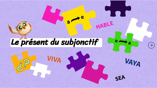 Le présent du subjonctif