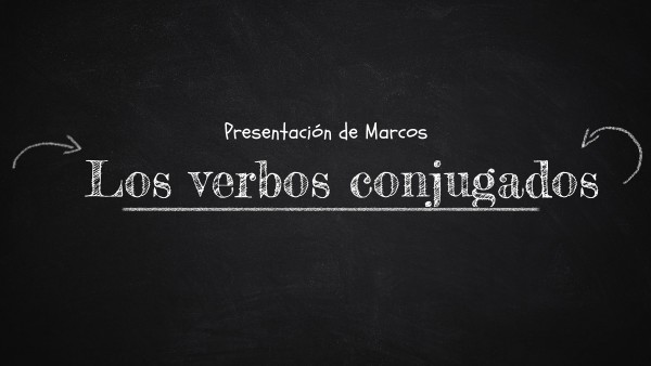 Los verbos conjugados
