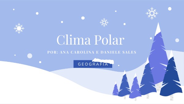 Geografia- Clima Polar