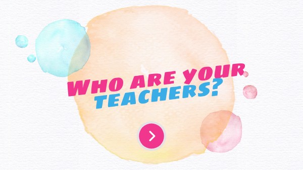 gr5 - Who is your teacher | Genially
