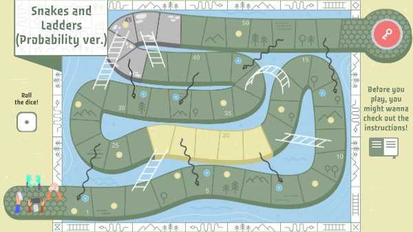 SNAKES AND LADDERS (Probability ver.) | Genially