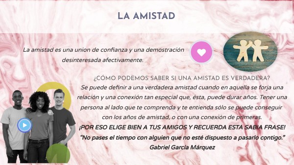 LA AMISTAD | Genially