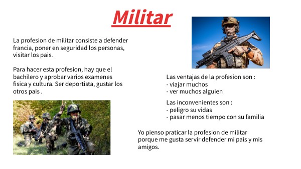 Projet final espagnol