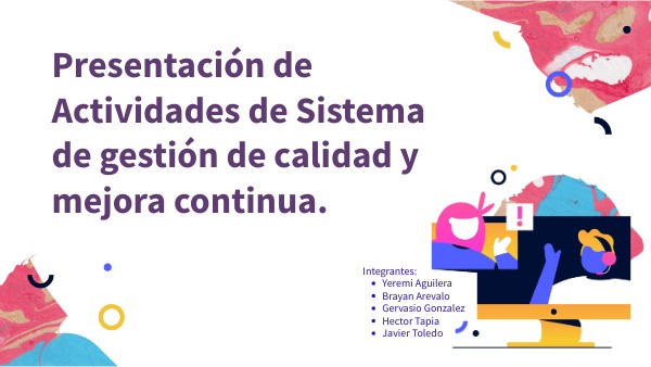 PRESENTACIÓN Actividades SGC | Genially