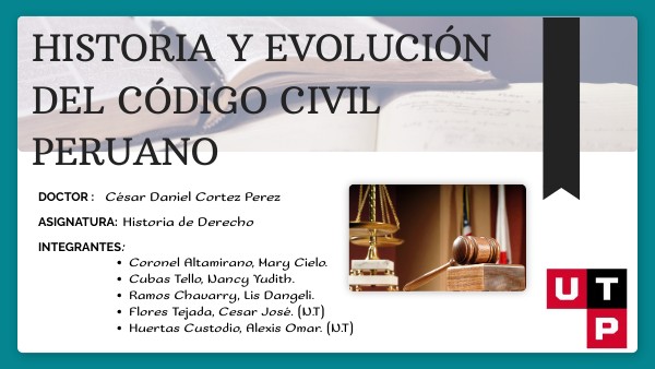 CÓDIGO CIVIL PERUANO | Genially
