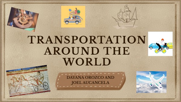 Transportation around the world | Genially
