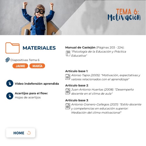 Tema 6 V.I.: MOTIVACIÓN 2022-23 | Genially