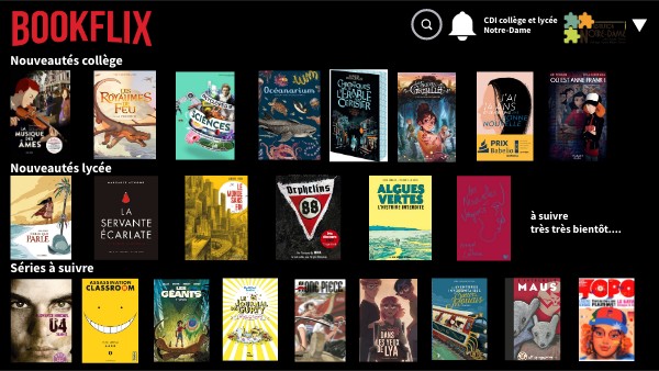 Copie - Bookflix CDI collège&lycée Notre Dame