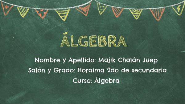 PAED álgebra | Genially