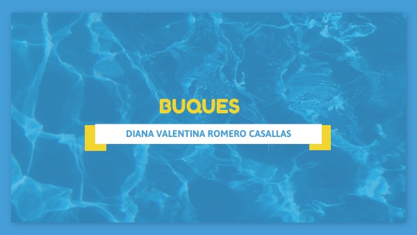 Tipos de buque | Genially