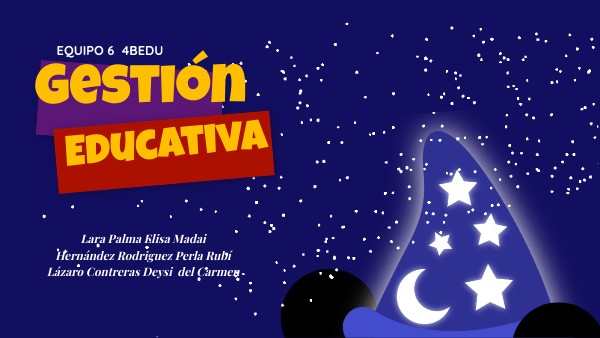 Exposición Gestión Educativa | Genially