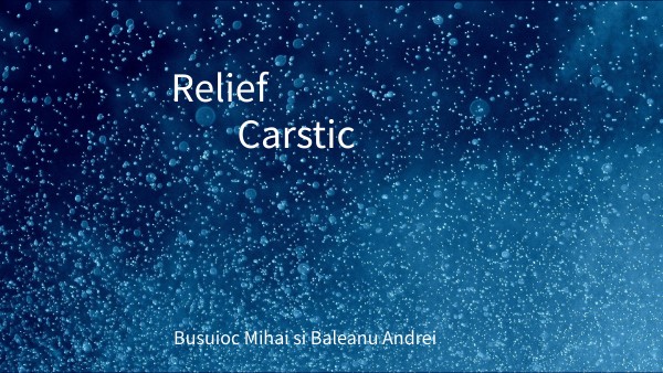 Relieful carstic | Genially