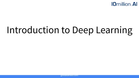 Deep Learning 1