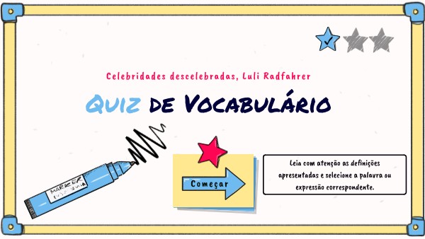 Quiz de Vocabulário