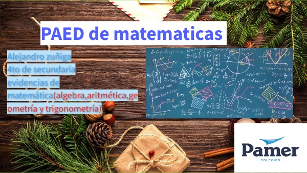 PAED de matemática
