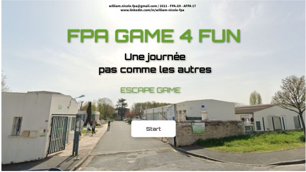 E-Game FPA n°1 + Minuteur