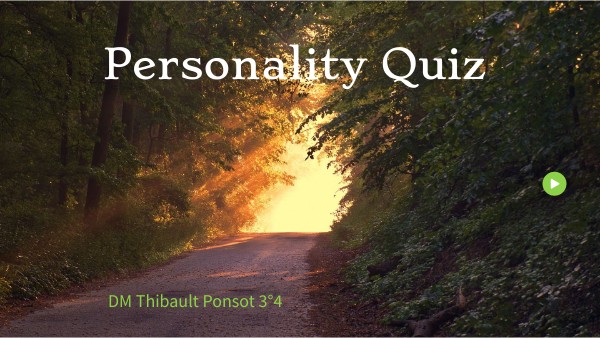 DM Quiz - anglais 3*4 | Genially