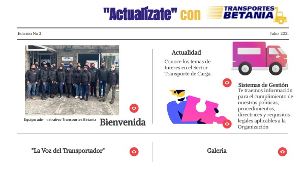 Boletín Actualízate TB- Edición 3. Julio 2021 | Genially