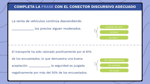 Conectores discursivos