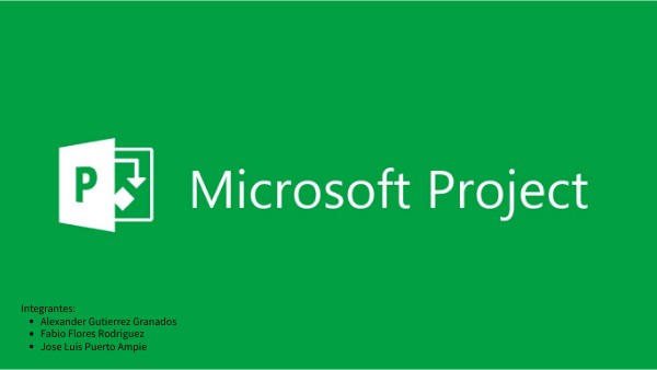 Microsoft Project | Genially